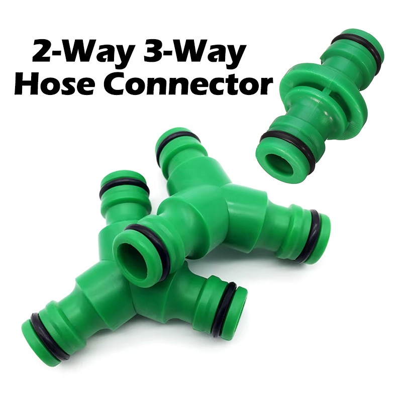 PVC Quick Release Garden Hose Coupler Connector Two-way Three-way ...