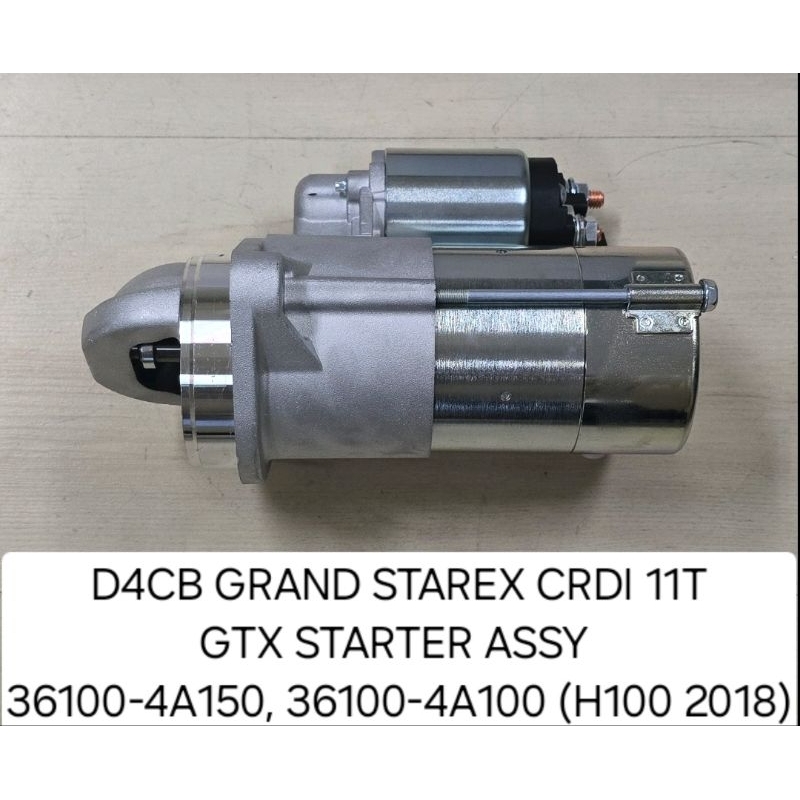 Starter Assembly Grand Starex D4CB CRDI (11 TEETH) | Shopee Philippines