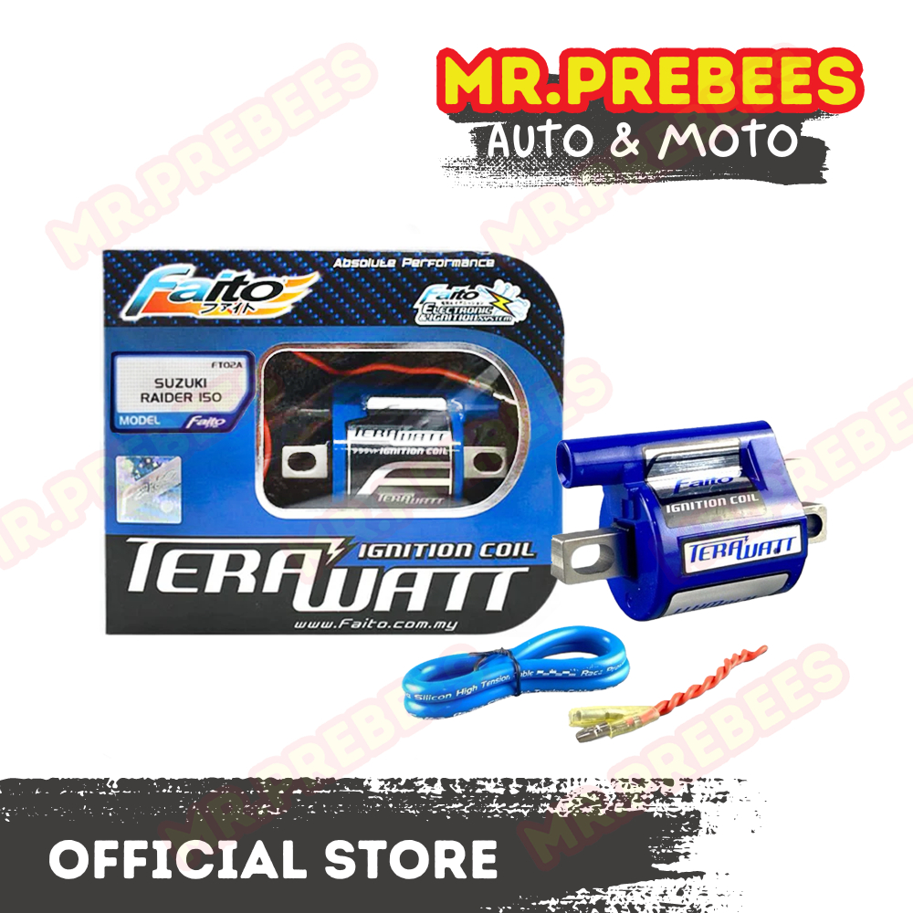 FAITO Tera Watt Ignition Coil For Suzuki Raider 150 (For Racing CDI ...