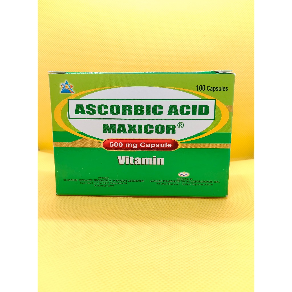 Maxicor 500mg Capsule Ascorbic acid as Sodium Ascorbate -Non acidic ...