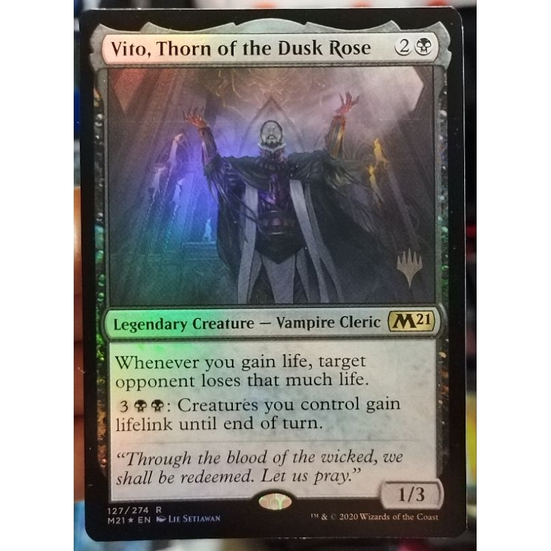Vito, Thorn of the Dusk Rose Promo Foil (Magic the gathering) | Shopee ...