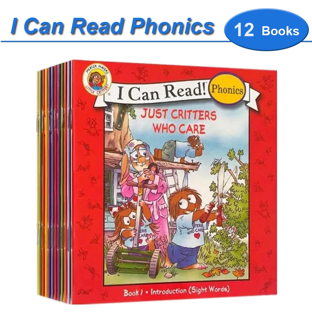 12Books Early Reading Story Books Little Critters I Can Read Phonics ...