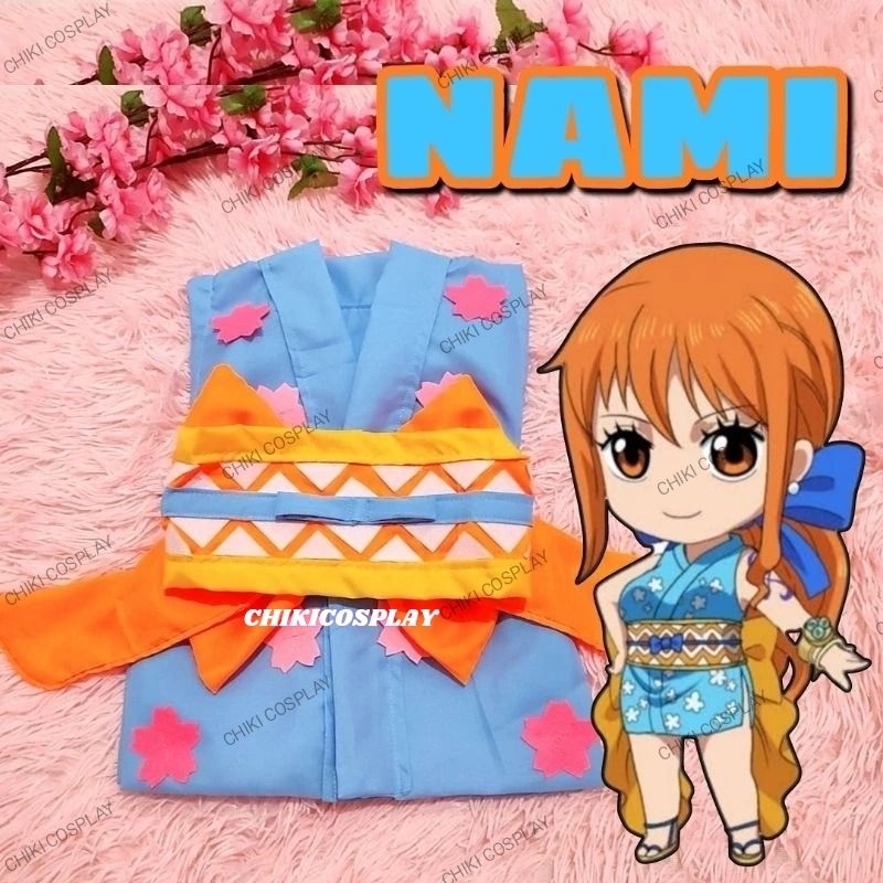 NAMI ONE PIECE COSTUME COSPLAY FOR KIDS BABIES BABY GIRL | Shopee ...