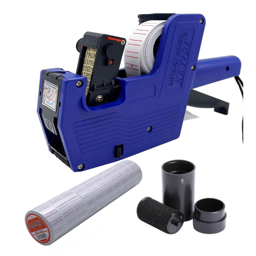 Tagging Gun Price Tag MX-5500 8 Digits Price Portable Tag Gun + 1Tagger ...