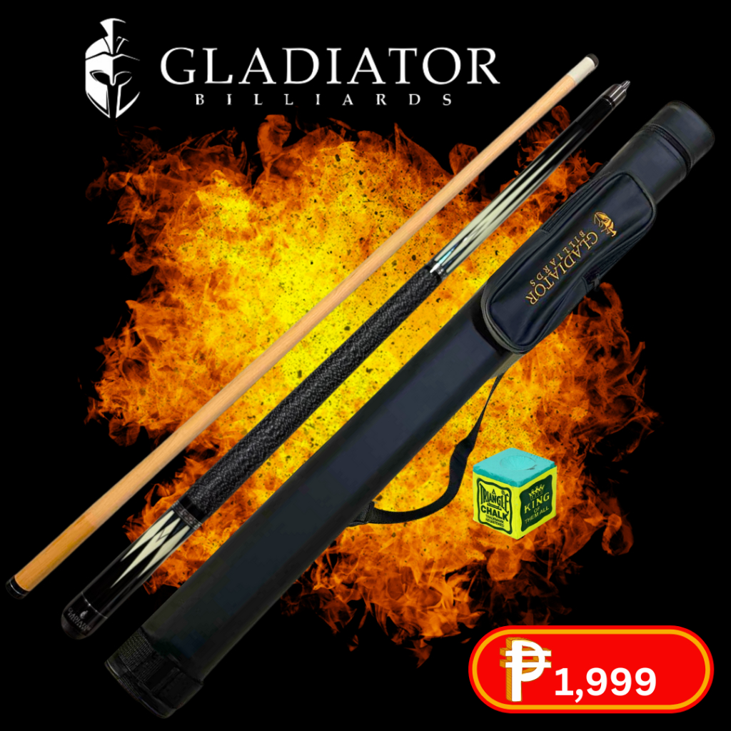 Original Gladiator Cue Stick with Custom Gladiator Cue Case | Shopee ...