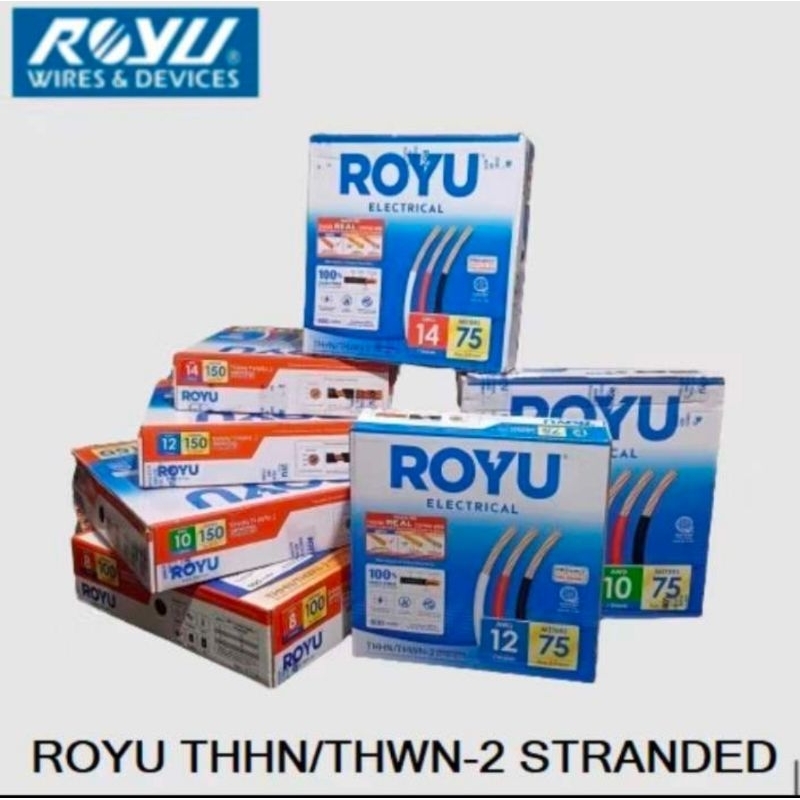 PER METER ROYU THHN/THWN ELECTRICAL WIRE( heavy duty quality 7STRANDS ...