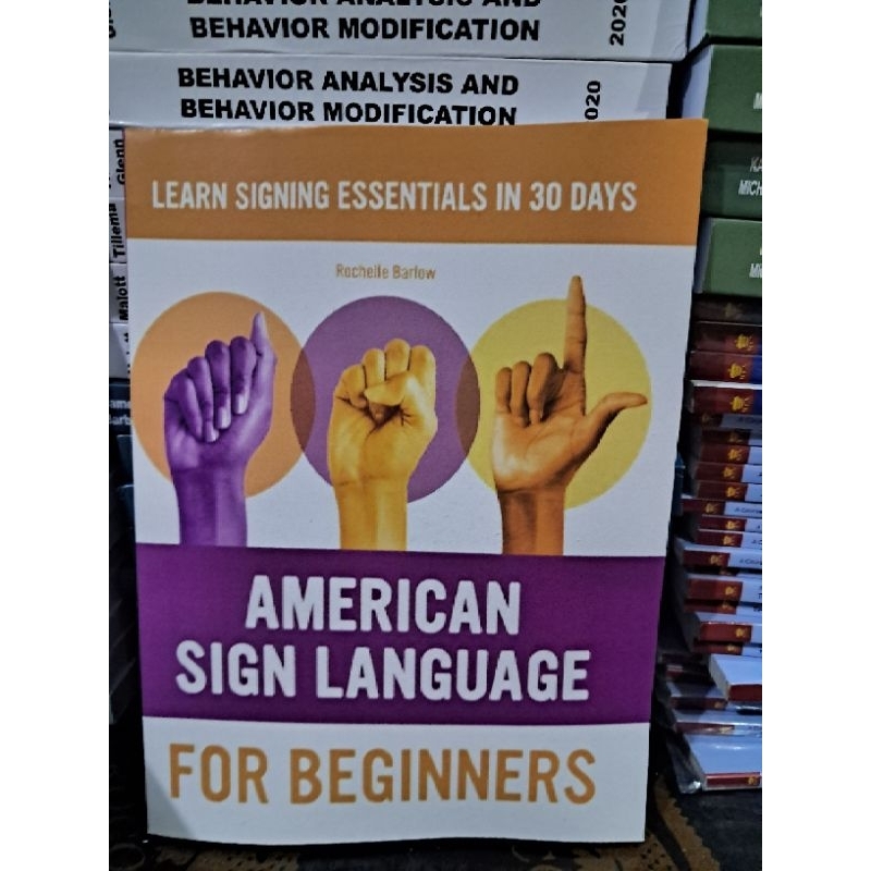 AMERICAN SIGN LANGUAGE FOR BEGINNERS 2020© Brand-new Reprinted | Shopee ...