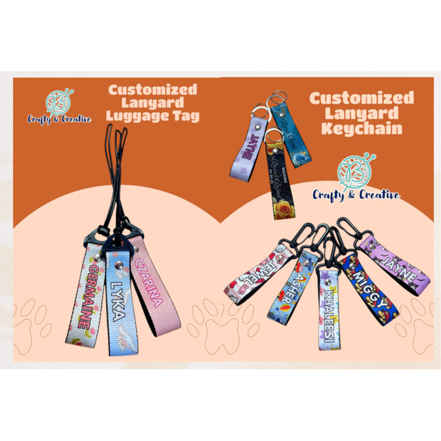 BCC Customized Personalized Lanyard Keychain Lanyad Luggage Tag Bag Tag ...
