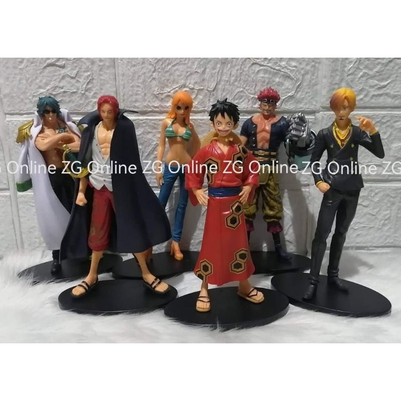 One Piece Anime Action Figure Luffy Zoro Nami Ace Sanji Trafalgar Law ...