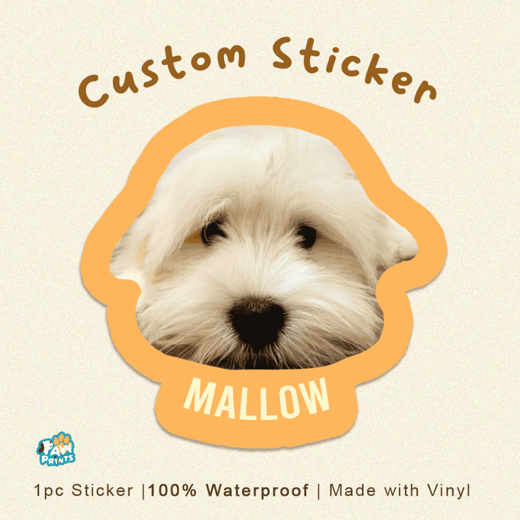 1PC WATERPROOF CUSTOM PET VINYL STICKER | Shopee Philippines