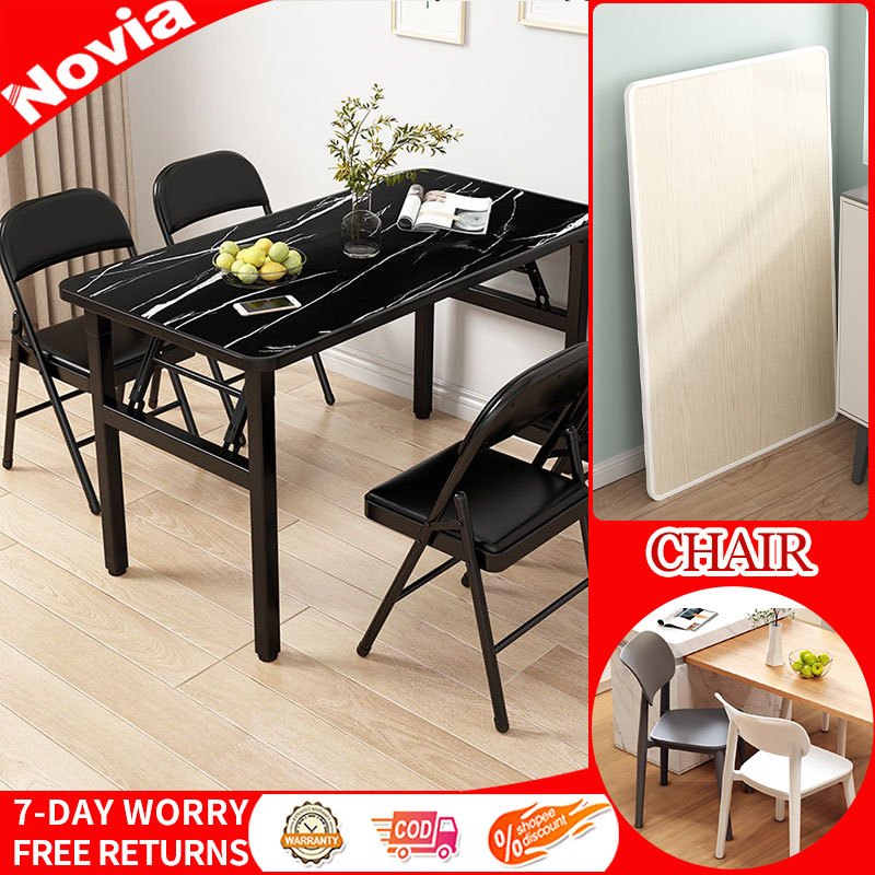 Novia Folding Dining Table Computer Table Simple Foldable Table Office ...