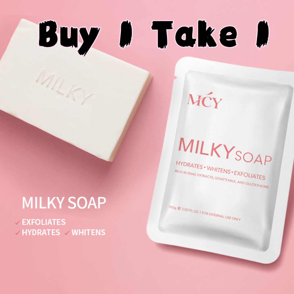 (MCY) FAIRY SKIN MILKY BAR SOAP 100g BUY 1 GET 1 FREE | Shopee Philippines