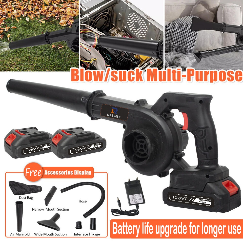 2 in 1 Portable Cordless Air Blower Hand Vacuum Cleaner Garden Tools ...