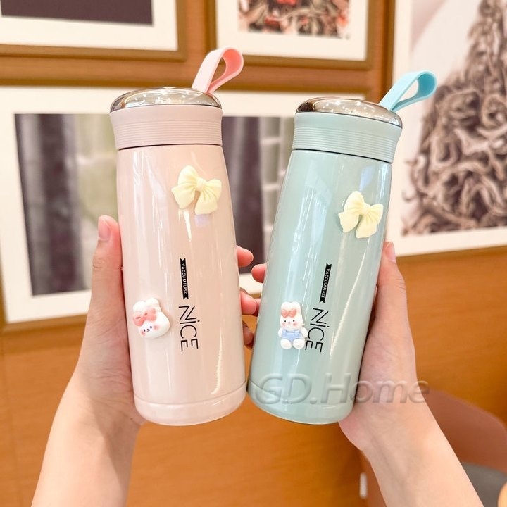 Nice Cup Glass Bottle Tumbler Creative Water Cup 400ml thick water cup ...