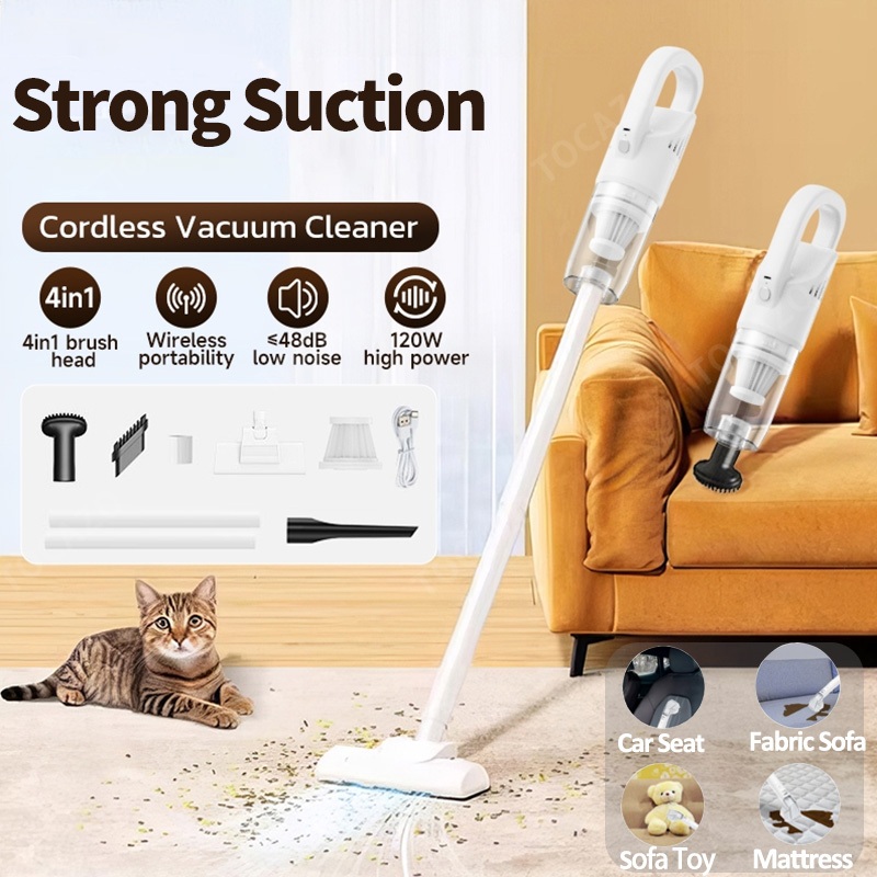 【Christmas Gifts】Cordless Vacuum Cleaner 4 In 1 Household Handheld ...