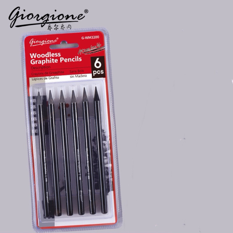 Giorgione Woodless Graphite Set (6pcs/set) | Shopee Philippines