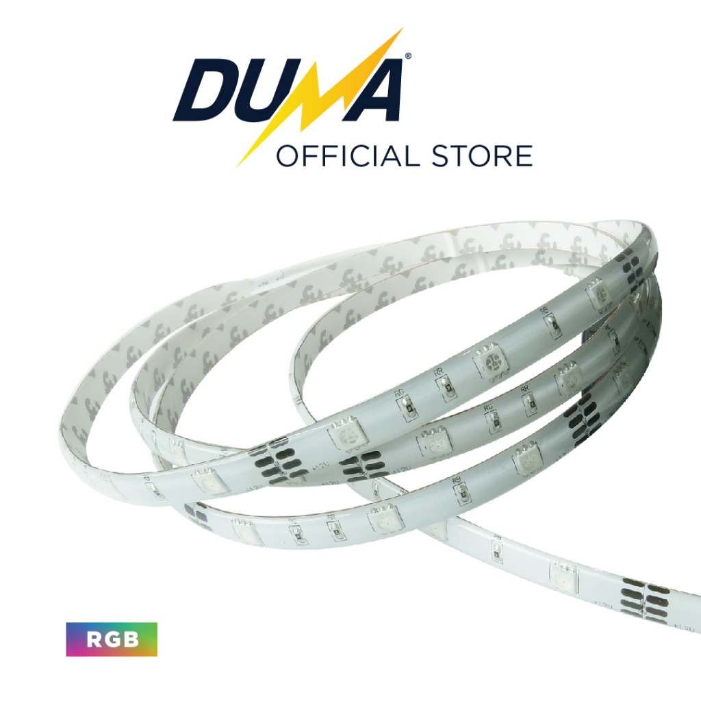DUMA FLEXIBLE RGB LED STRIP LIGHTS WITH REMOTE CONTROL 5M IP20 HOME ...