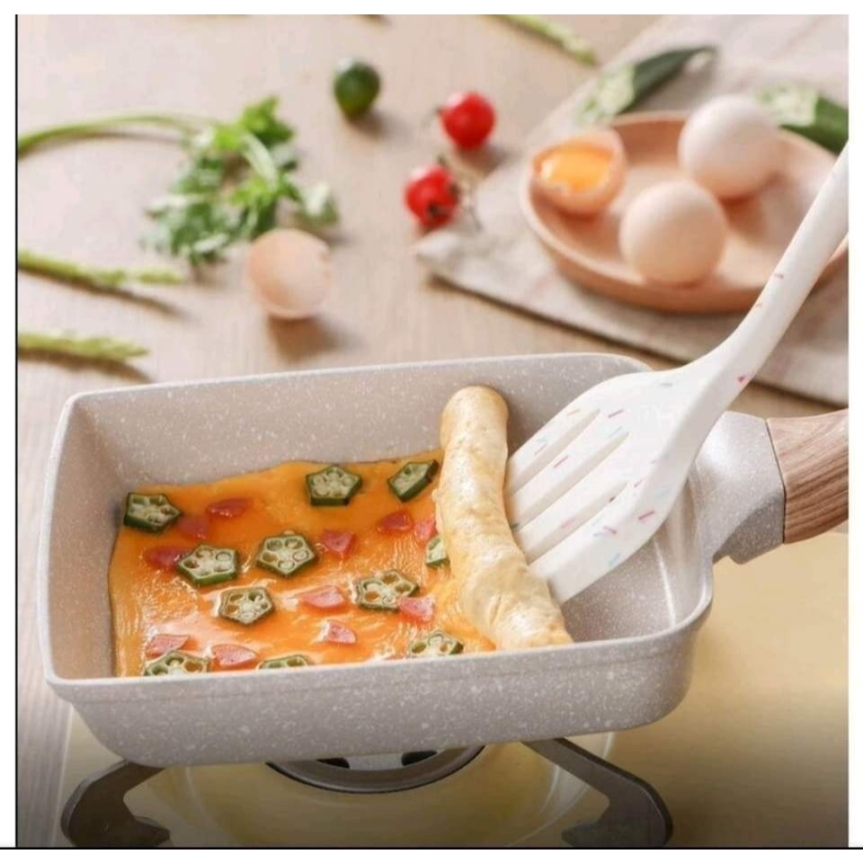 JH Non Stick Japanese-style tamagoyaki pan Kawali flat Frying Pan ...