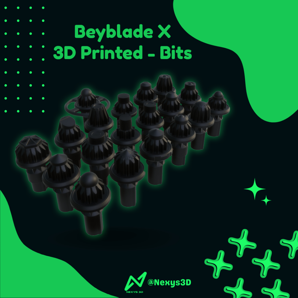 Beyblade X - Bits 3D Printed | Shopee Philippines