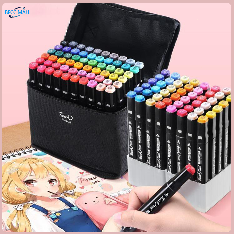30/60/80 Markers Art Marker Highligter Pen Set Painting Coloring Set ...