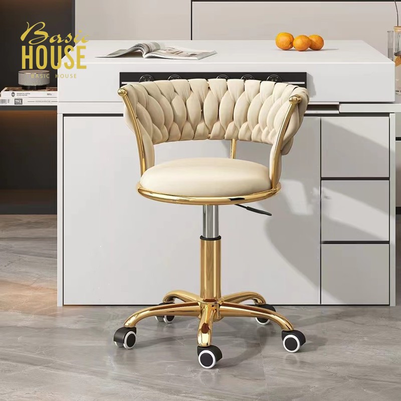 Basic House Makeup Stool Home Light Luxury Simple Modern Makeup Chair ...