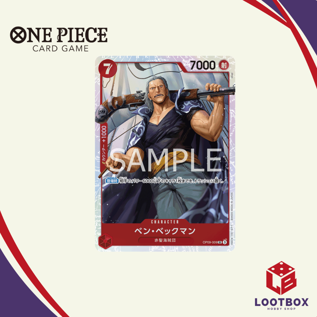 One Piece Card Game: OP09-009 Benn Beckman (Super Rare) - OP09 Emperors ...
