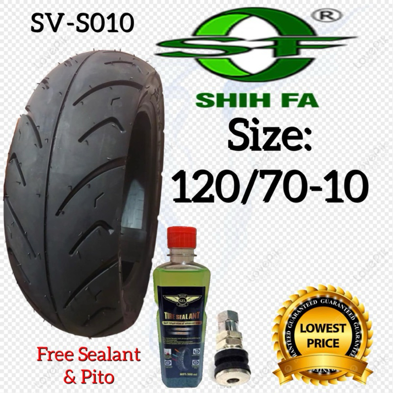 SHIFA TIRE /Tubeless Size 10 & 12, For (Burgman/Avenis & Gravis )Free ...