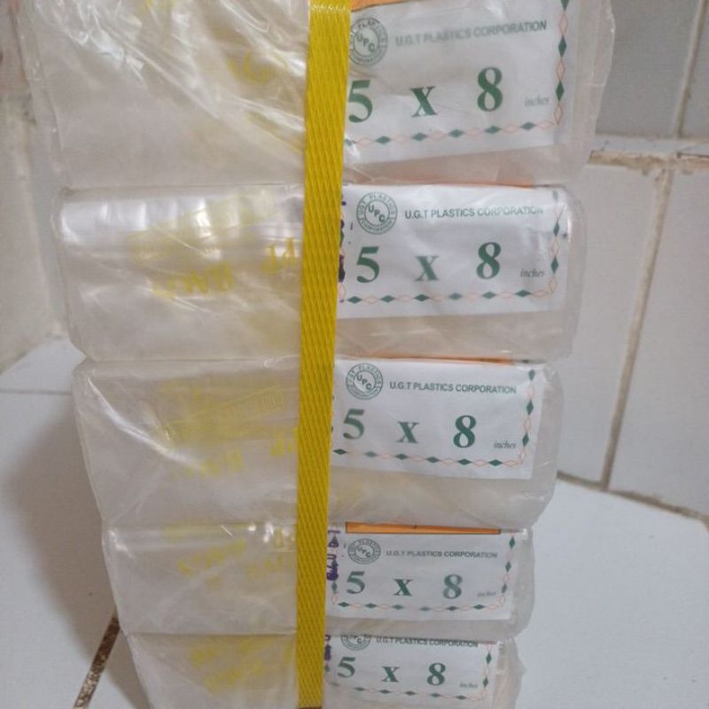 5 x 8 Plastic Pp Bags For Repacking 1pack 100pcs. | Shopee Philippines