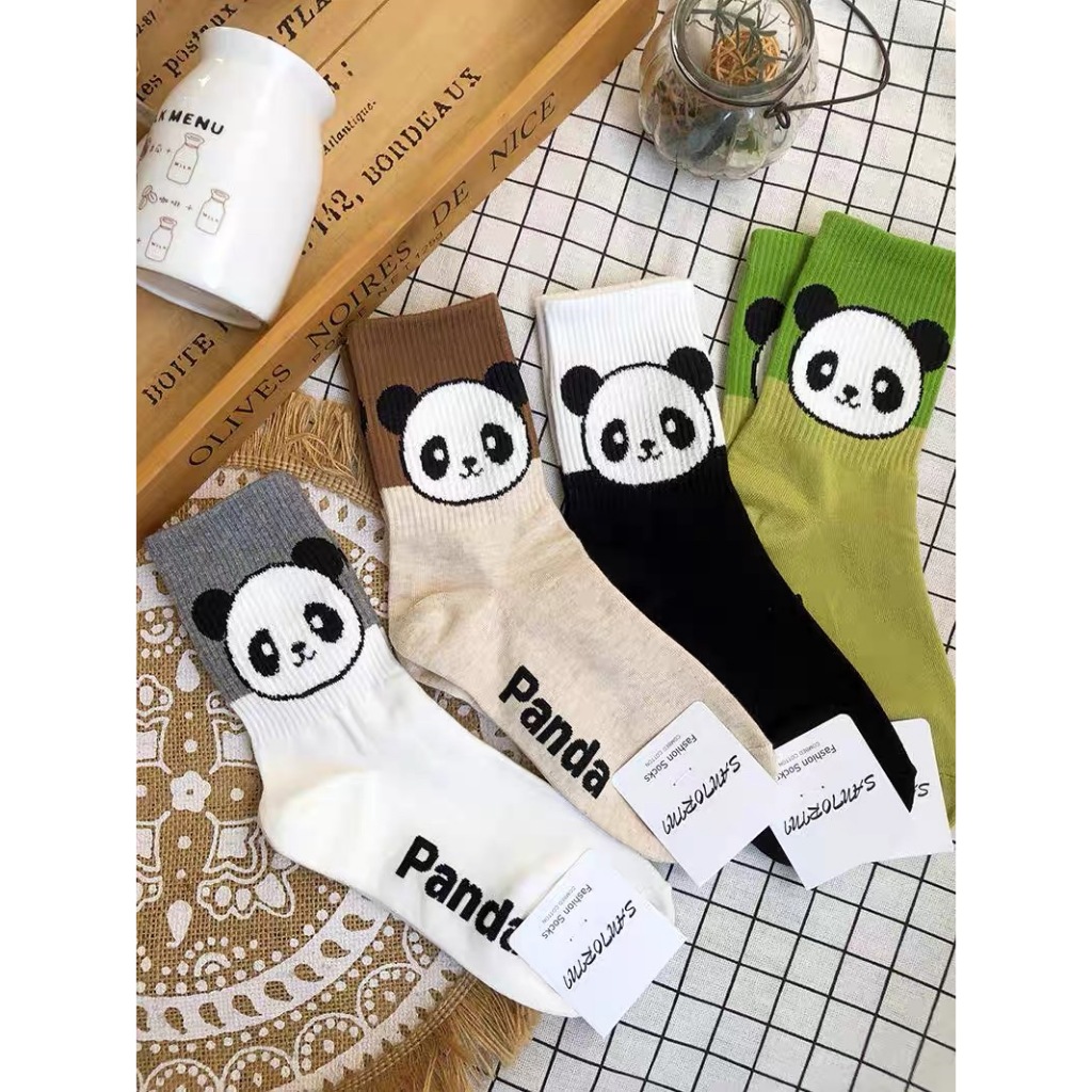 Happy Socks Panda Face Iconic Socks | Shopee Philippines