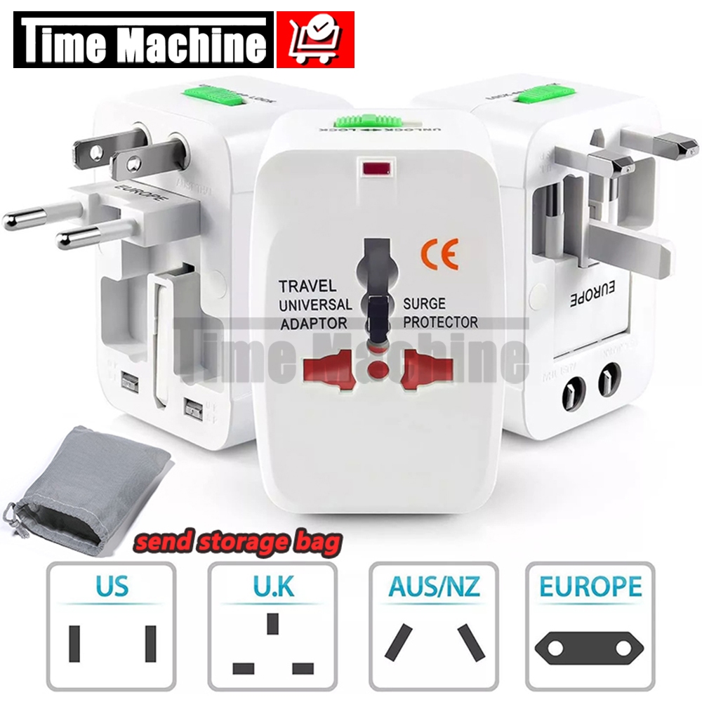 Universal Travel Adapter Plug All In One International Power Converter ...