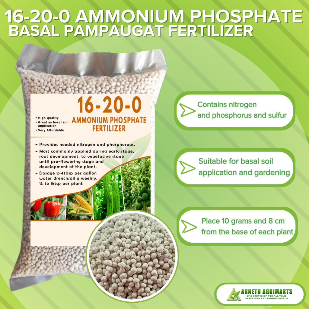 16-20-0 AMMONIUM PHOSPHATE BASAL FOR PLANTS | Shopee Philippines