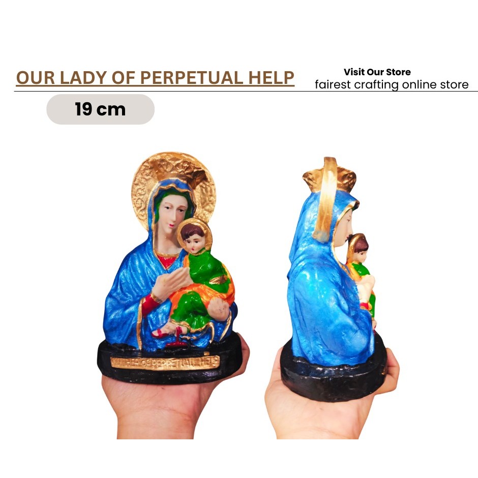 Our Lady of Perpetual Help Statue 19cm Mother Mary Statue Perfect for ...