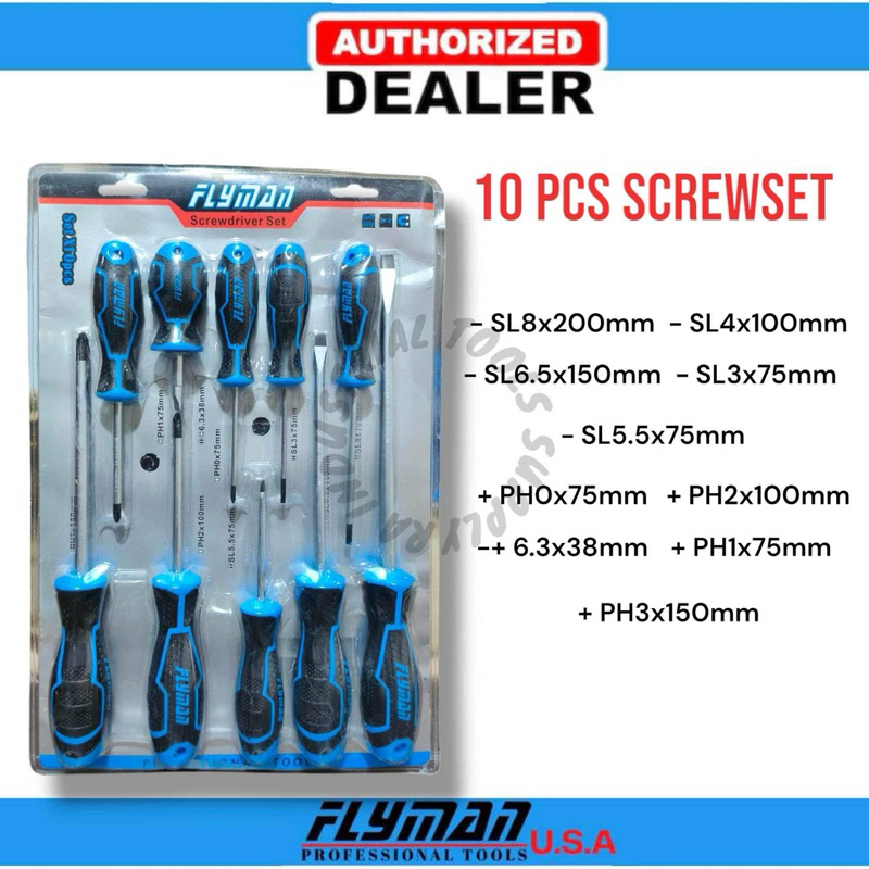 Flyman Tools Usa ( Screwset ) | Shopee Philippines