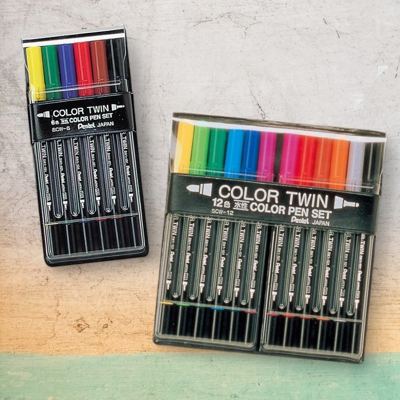Pentel Water-based Pen Set Color Variations available | Shopee Philippines