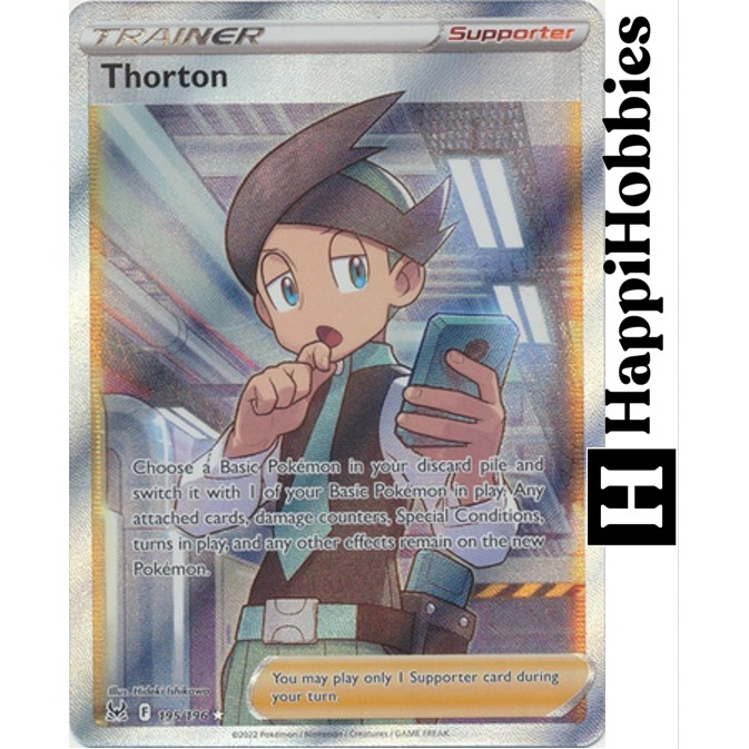 Thorton - 195/196 - Full Art Ultra Rare | POKEMON TCG: Lost Origin ...