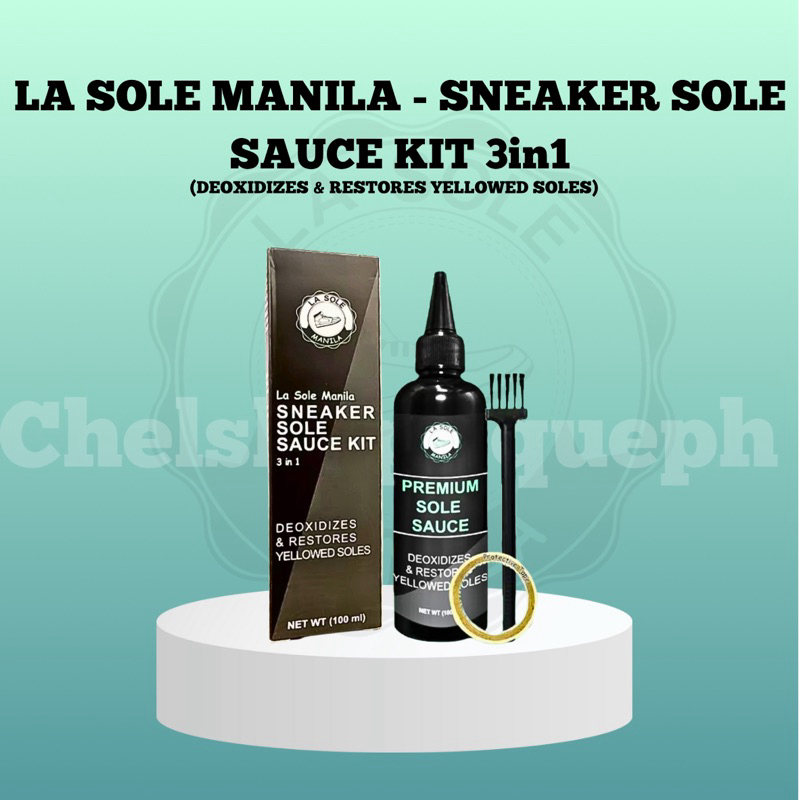 La Sole Manila Premium Sole Sauce Kit 3in1 Oxidizing Cream Whitening Midsole Sneaker With Free ...