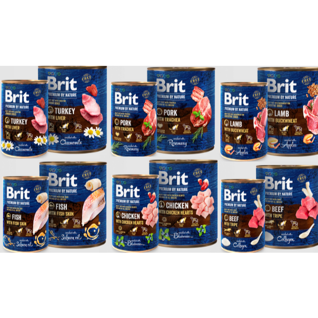 Brit Premium by Nature Dog Wet Food 800g | Shopee Philippines