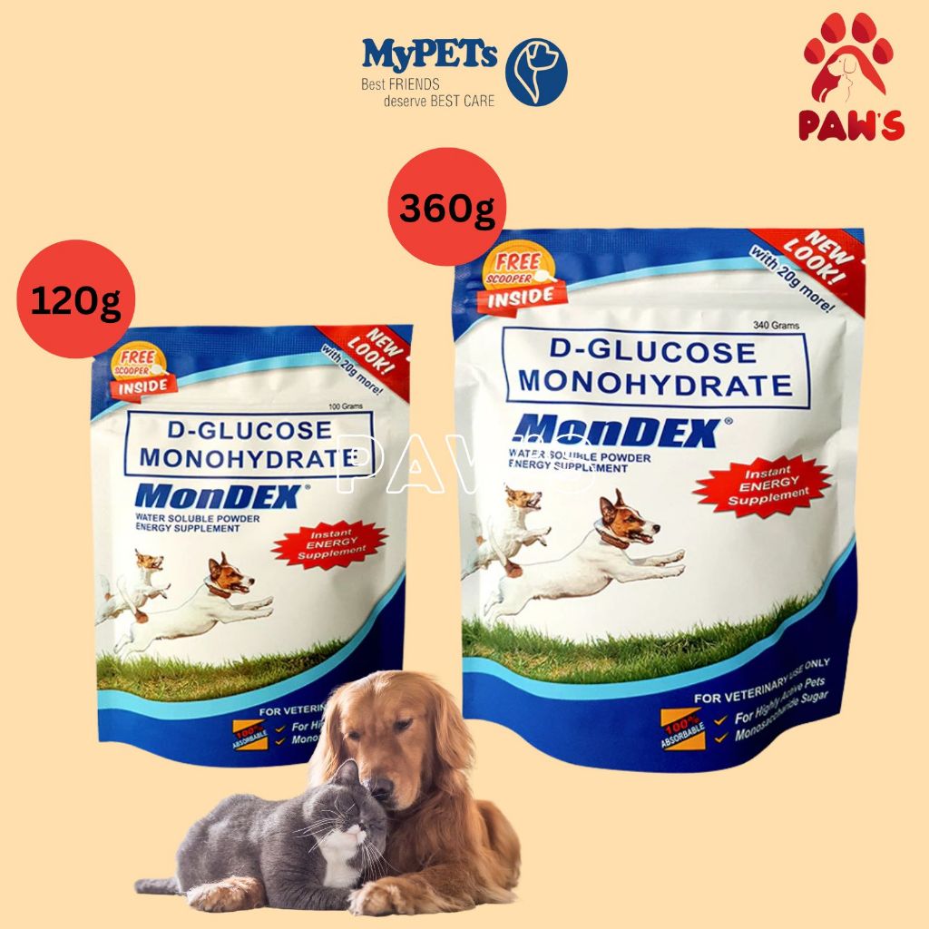 120g 360g Mondex Powder Energy Supplement for Pets PAW'S Ph | Shopee ...