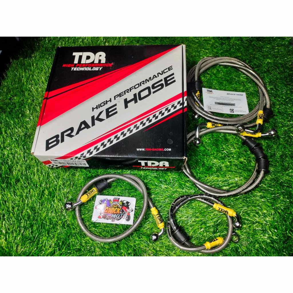 TDR High Performance Brake Hose (NMAX ABS - Set) | Shopee Philippines