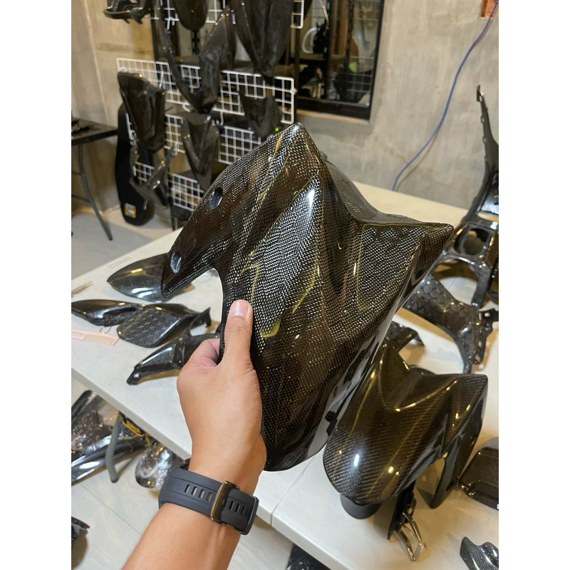 Onhand Nmax v1- Nmax v2.0 - 2.1 Front Fender Carbon Fiber | Shopee ...