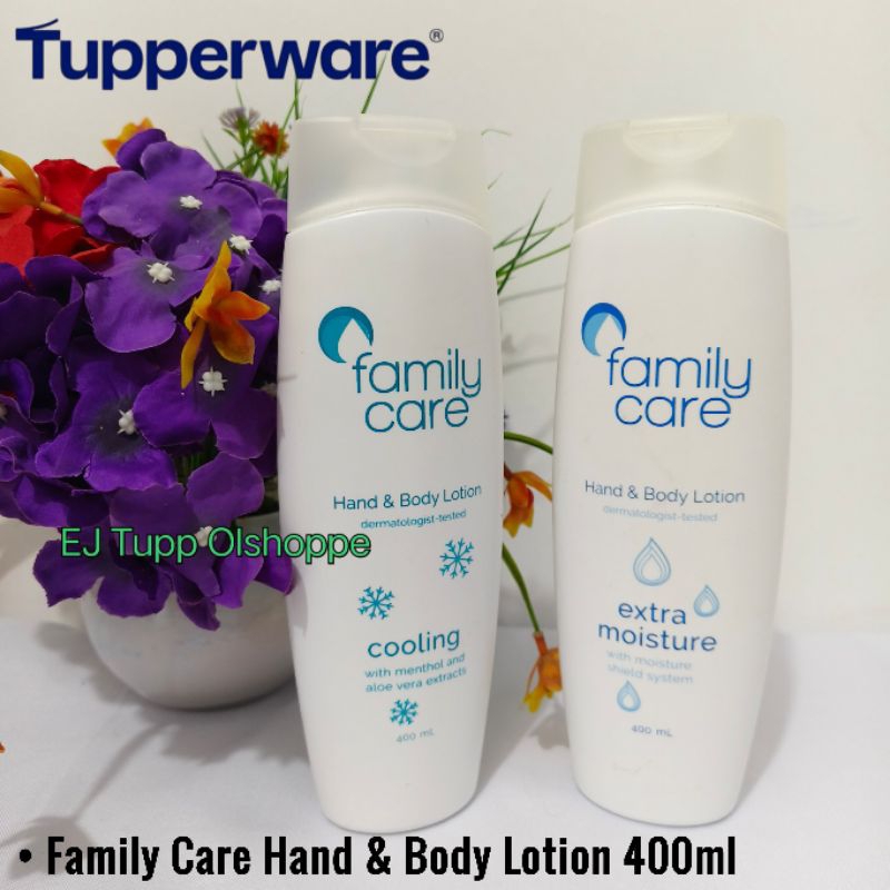 Tupperware Family Care Hand & Body Lotion 400ml | Shopee Philippines