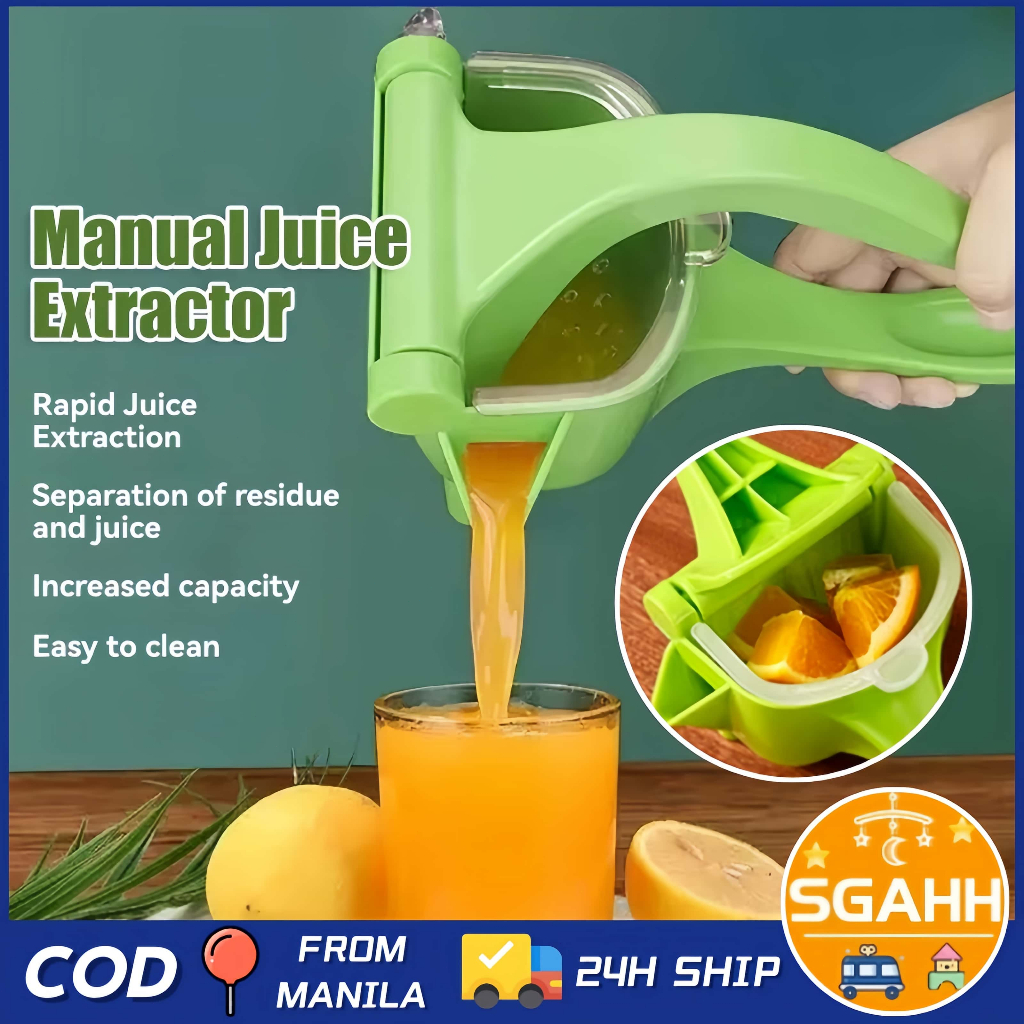 Portable Manual Juicer Plastic Handy Lemon Squeezer Fruit Hand Juicer ...