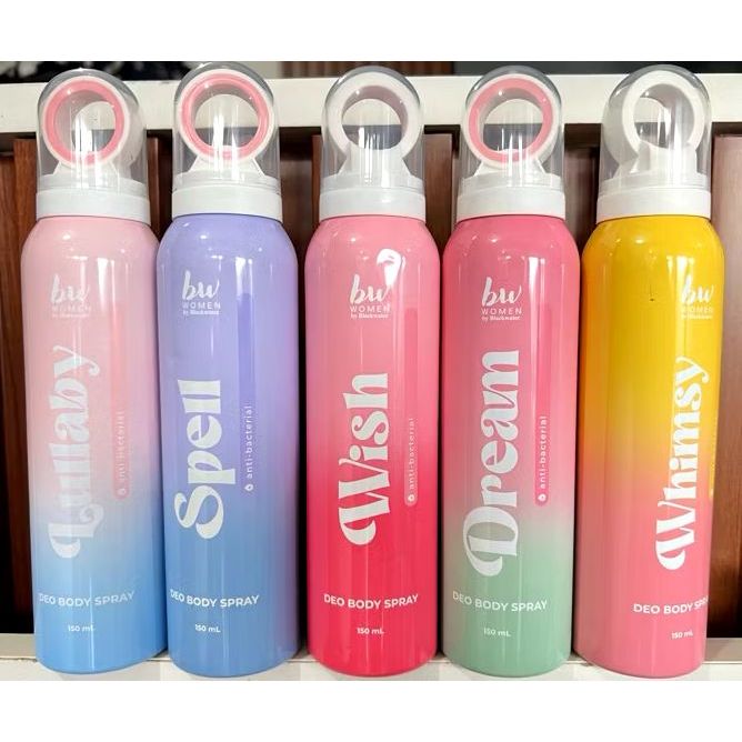 BLACKWATER Women Deo Body Spray ANTI-BACTERIAL PERFUME 150ml NEW SCENTS ...
