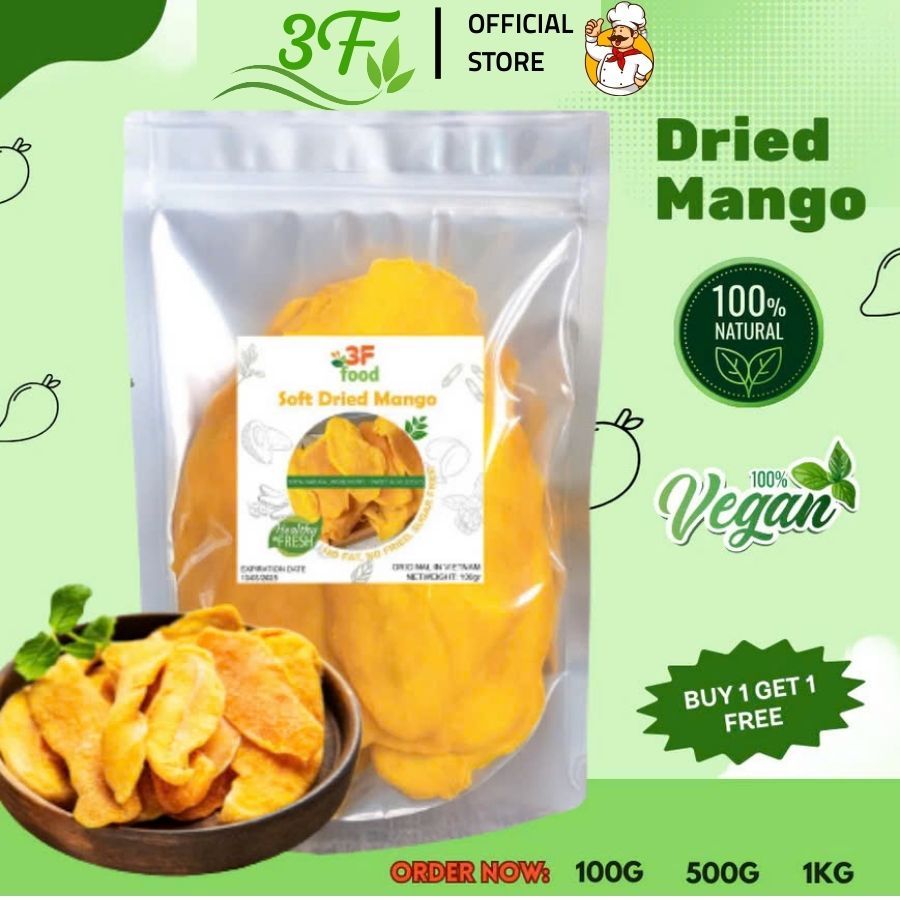 3F FOOD Dried Mangoes Fruit Snack Dried Mango from Vietnam | Shopee ...