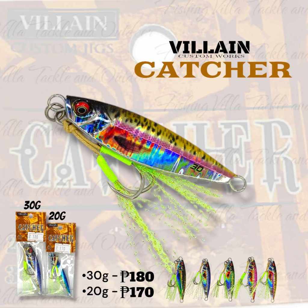 Villain Custom Works CATCHER FIshing Micro Jig | Shopee Philippines