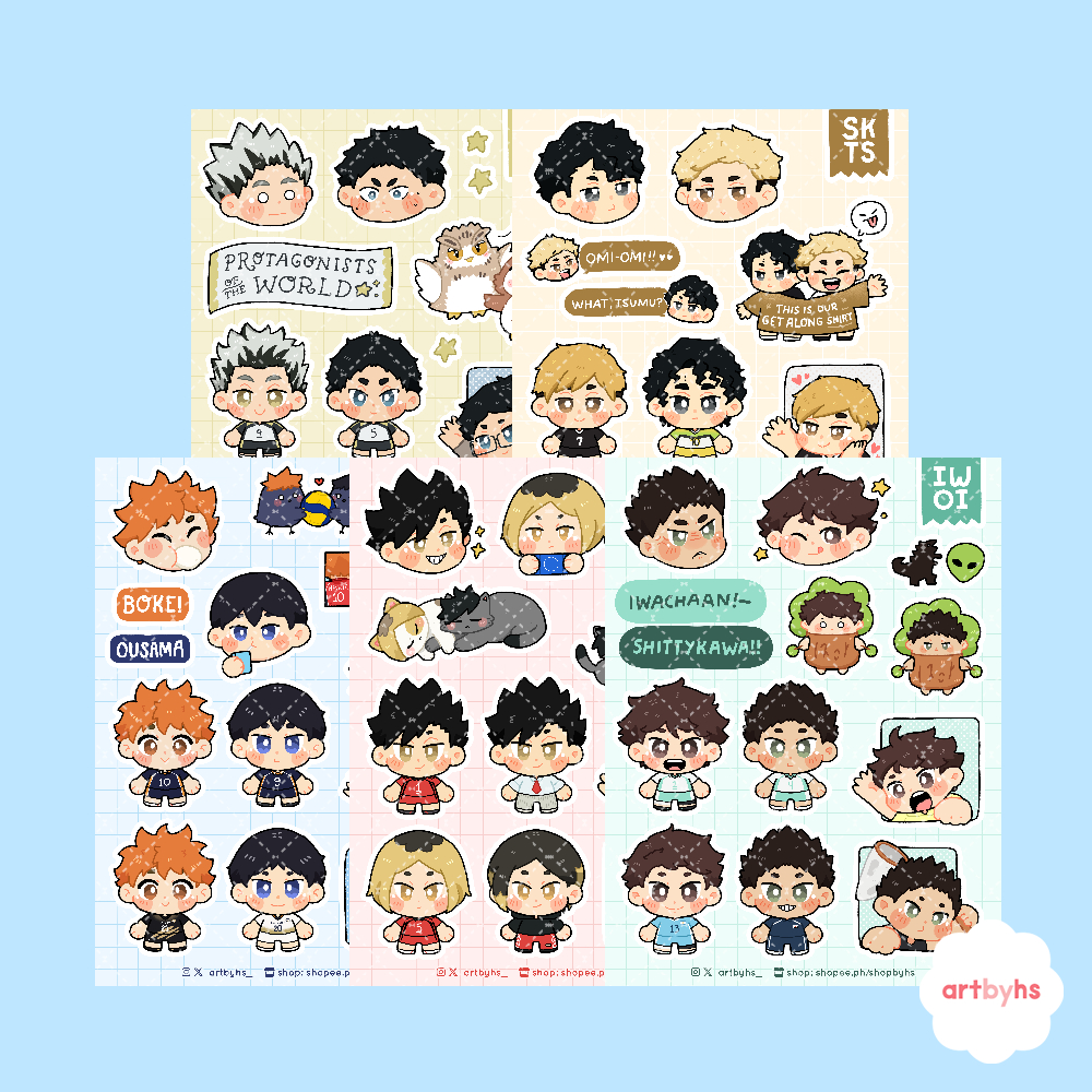 Haikyuu!! Ships Sticker Sheet | Shopee Philippines
