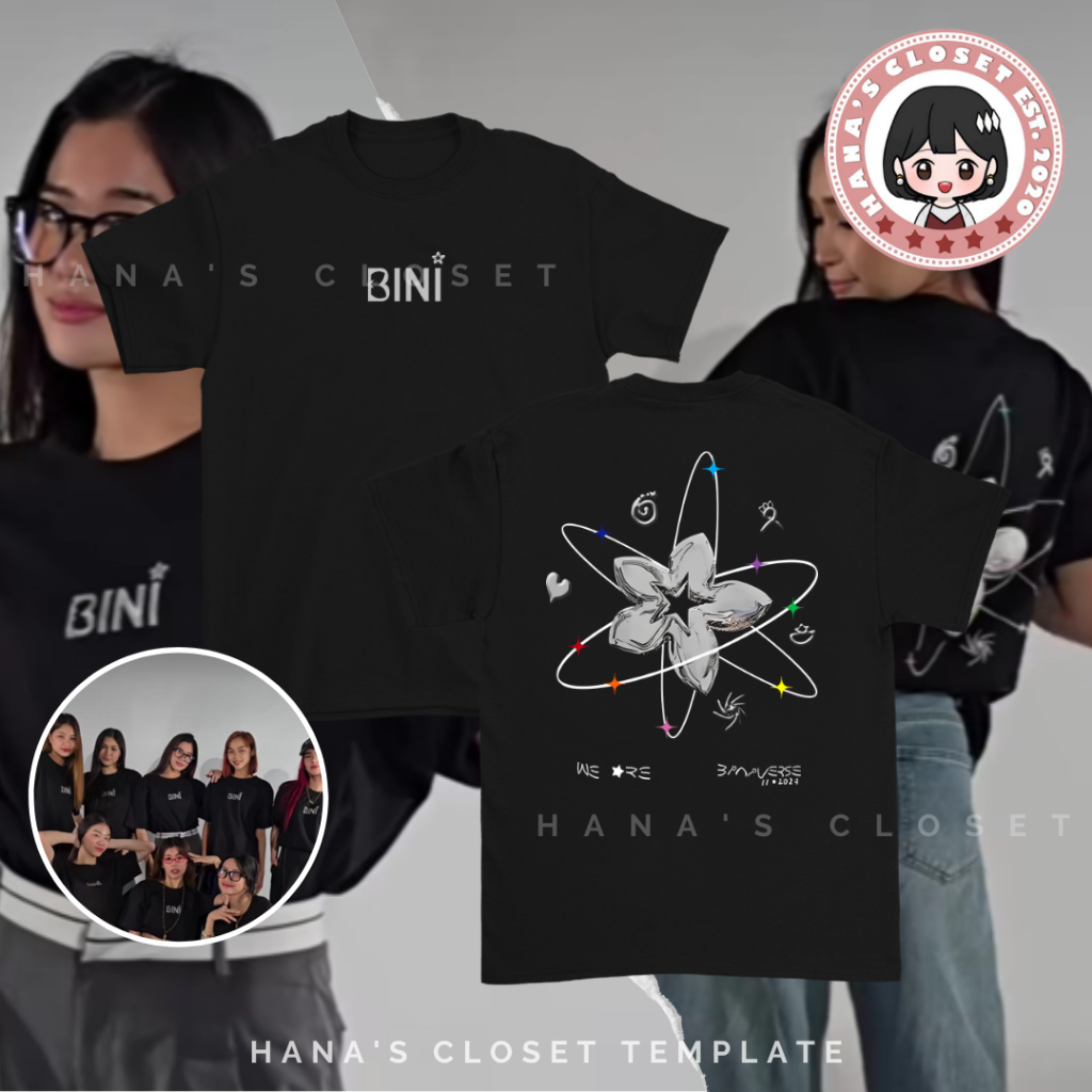 BINIVERSE BINI Customized Inspired T Shirt | Shopee Philippines