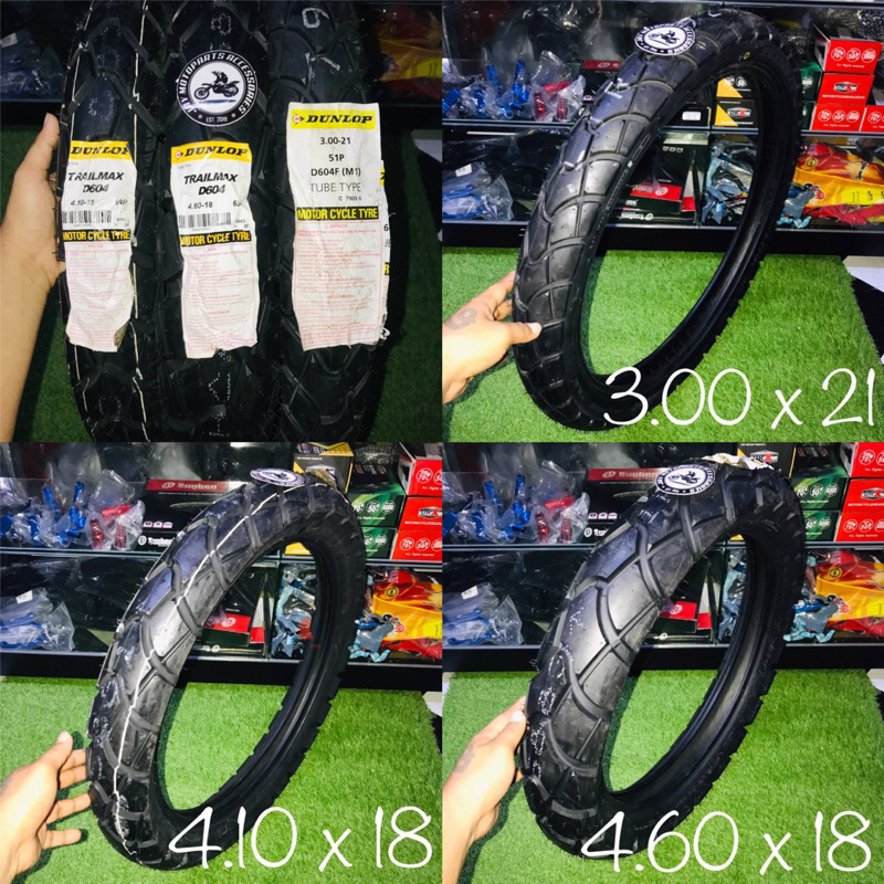 Dunlop D604 Tire 18/21 / 3.00 x 21 / 4.10 x 18 / 4.60 x 18 / Dual Sport ...