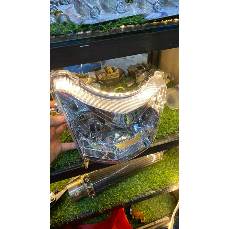 WAVE 100 HEADLIGHT ASSEMBLY WAVE 100s Wave 100r | Shopee Philippines