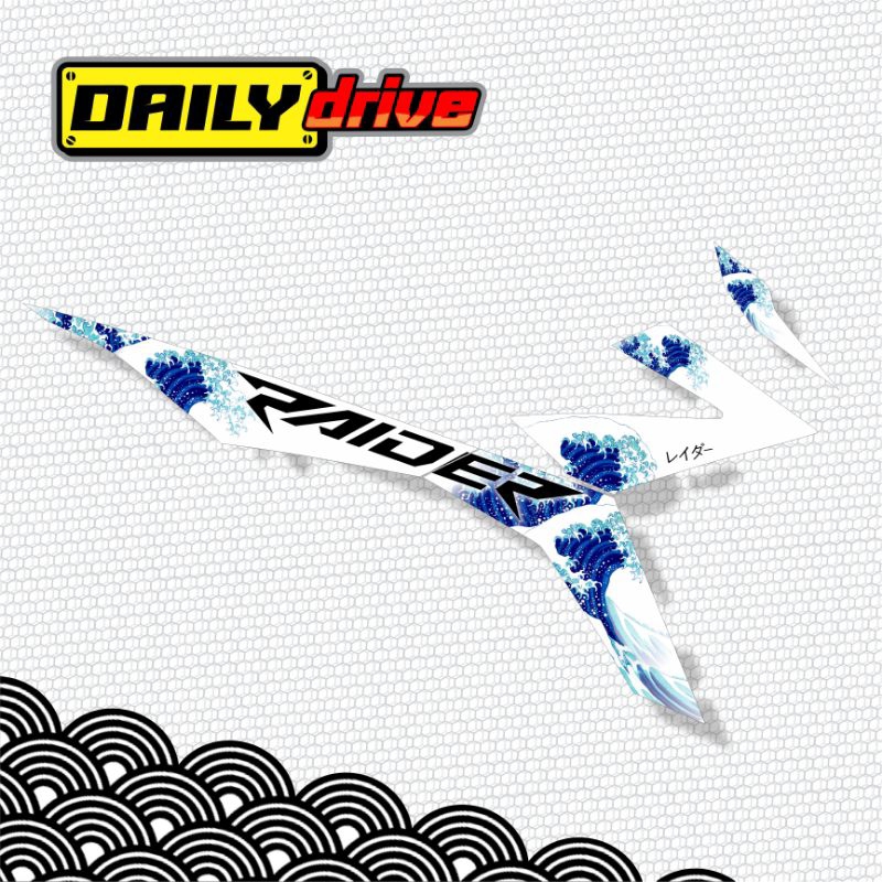 SUZUKI RAIDER 150 Fi JAPANESE WAVE INSPIRED DECAL | Shopee Philippines